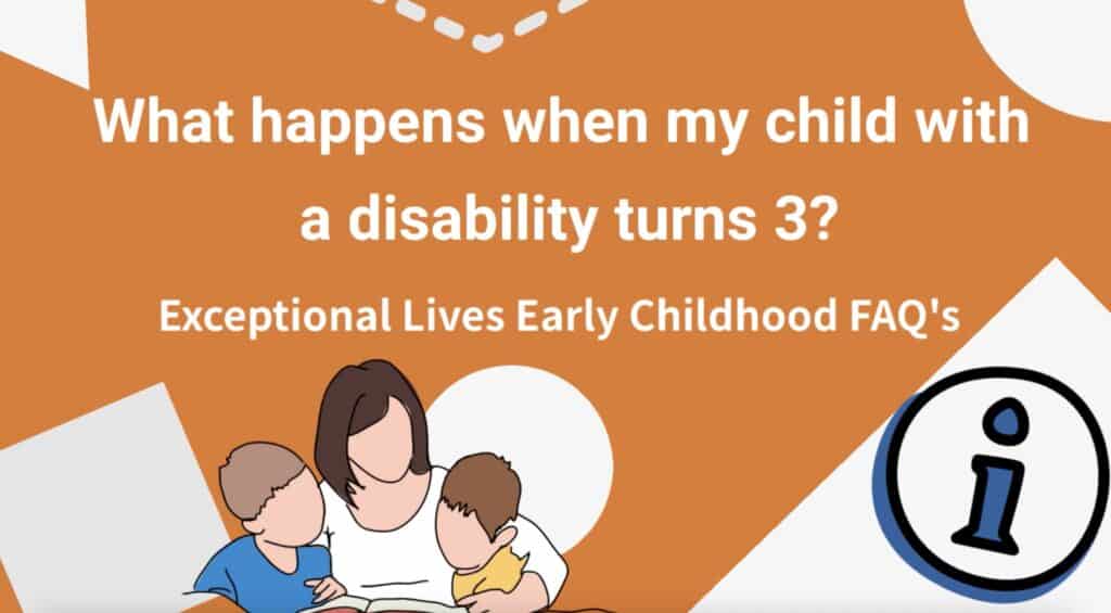 Early Childhood FAQ: What happens when my child with a disability turns ...